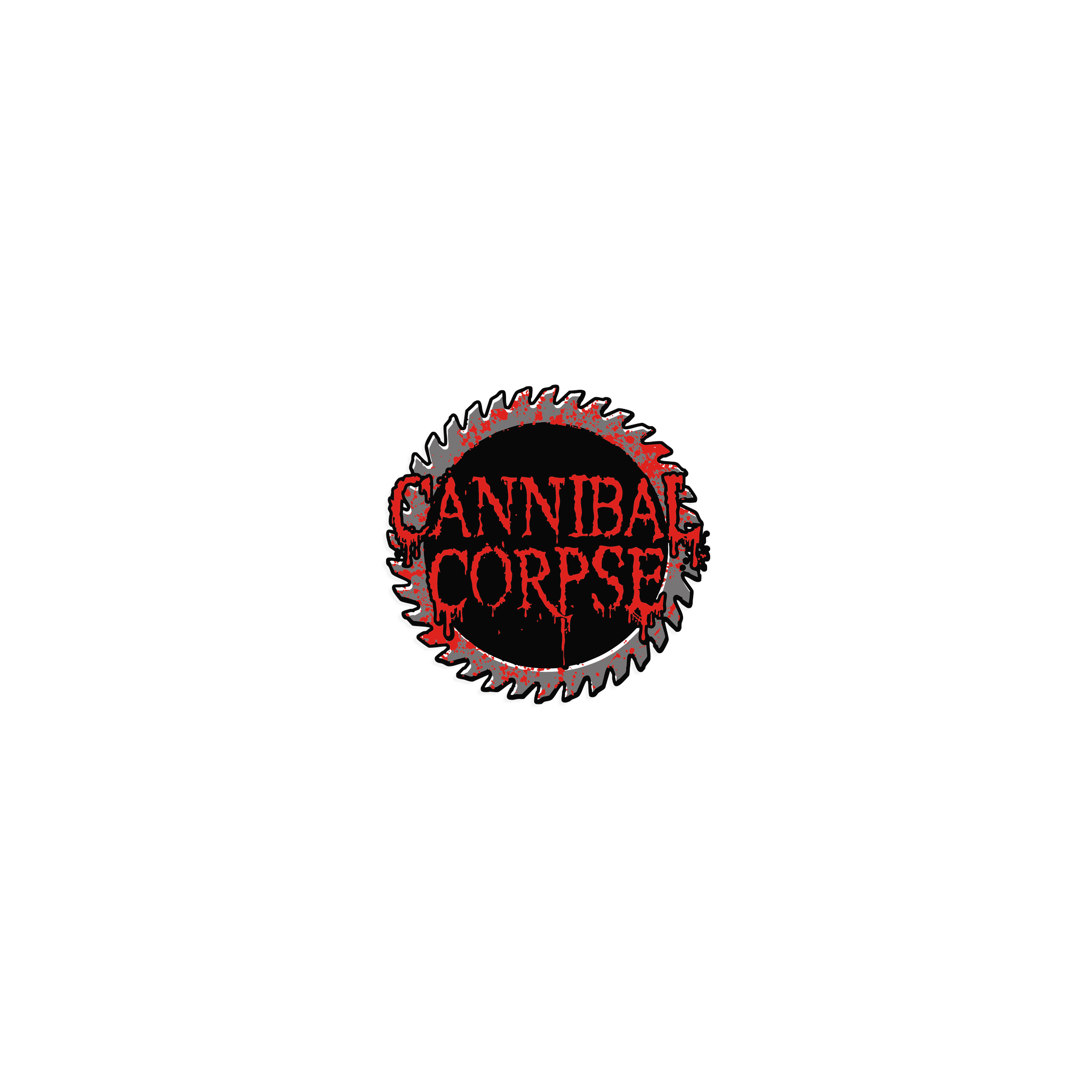 Cannibal Corpse (Logo Sawblade) Enamel Pin – Cannibal Corpse EU/UK